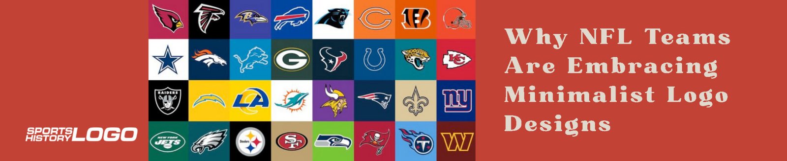 Why NFL Teams Are Embracing Minimalist Logo Designs | SPORTS LOGO HISTORY